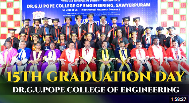 DR.G.U.POPE COLLEGE OF ENGINEERING – DR.G.U.POPE COLLEGE OF ENGINEERING